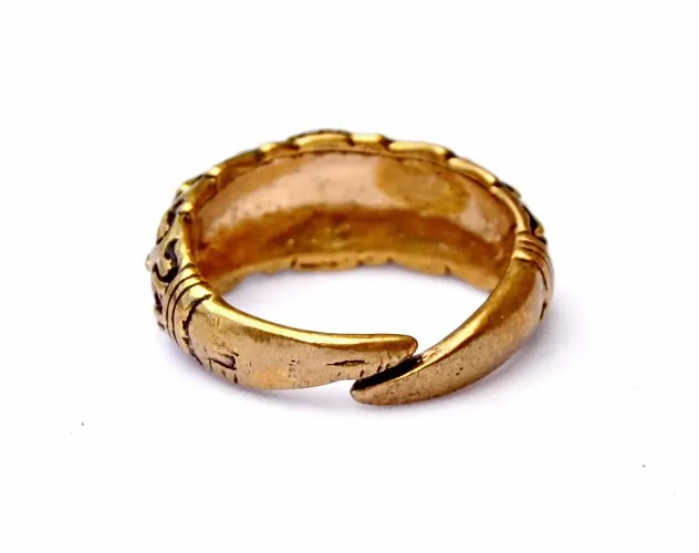 Viking Finger Ring "Valse". Bronze or real silver-plated. - Pera Peris ...